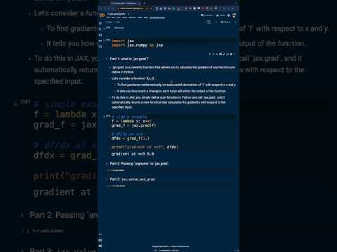jax.grad — overview – Cursuri AZ – Toate cursurile care contează din România